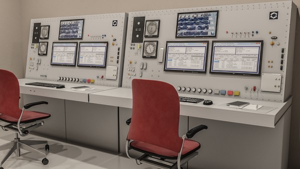 3D Industrial Control Room model - TurboSquid 1895842