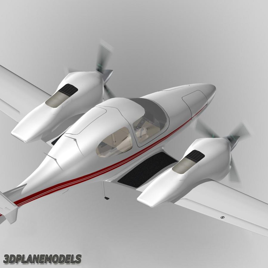 3d Diamond Da42 Twin Star Model