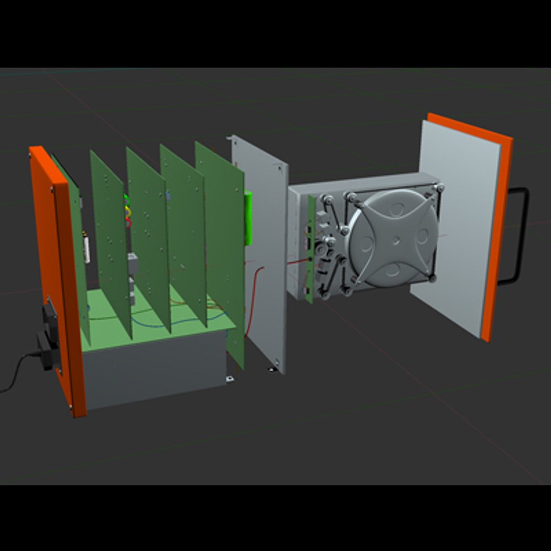 Flight Recorder Black Box 3d Obj