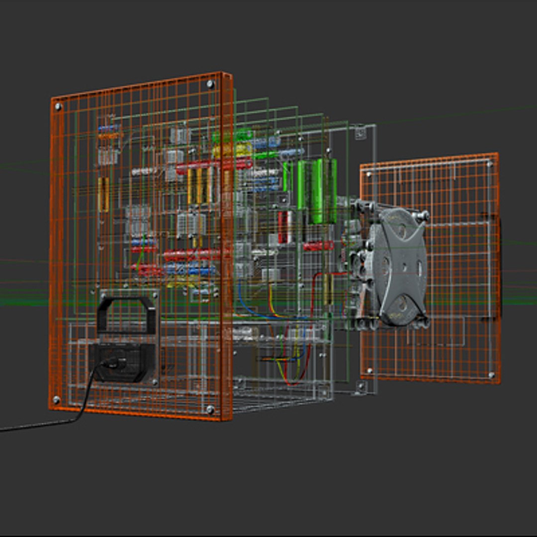 Flight Recorder Black Box 3d Obj
