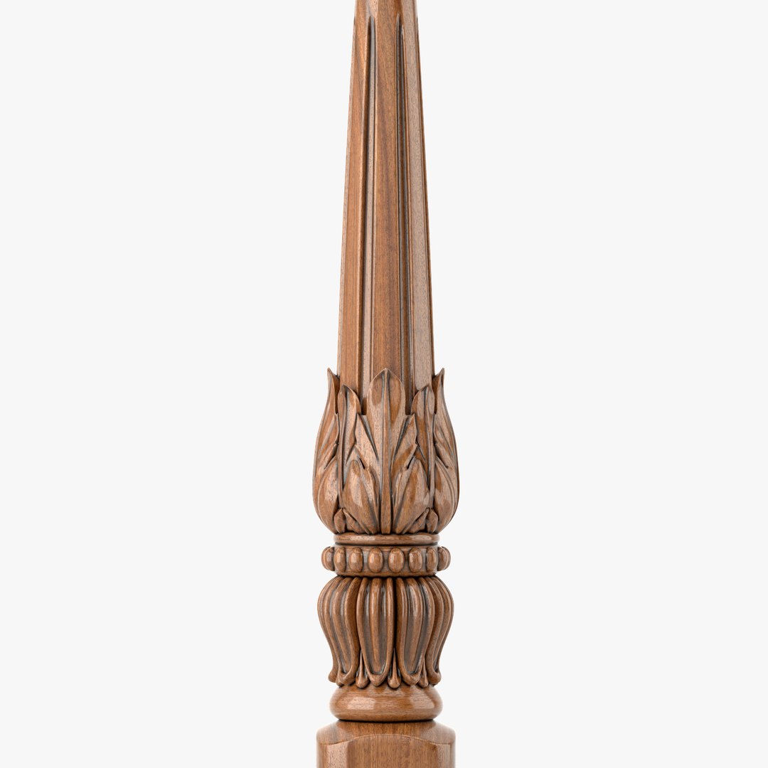 3D Decorative Baluster B004 - TurboSquid 1597620