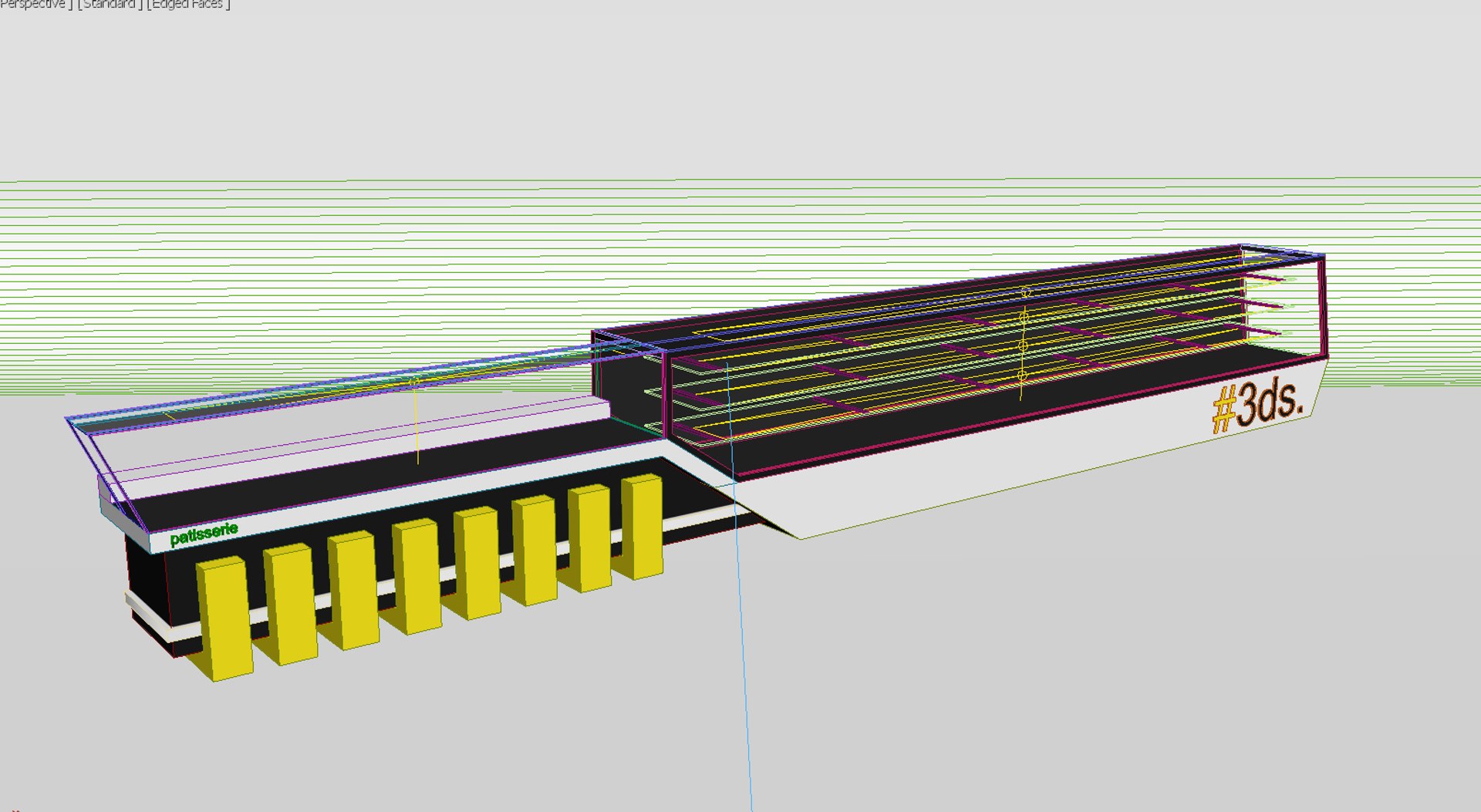 Patisserie Cabinet 3D - TurboSquid 1531008