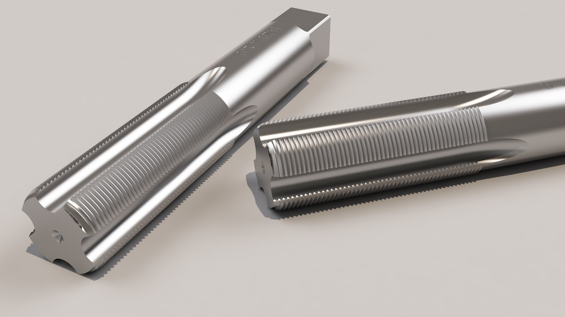 Radius Milling Tapping End 3d Model