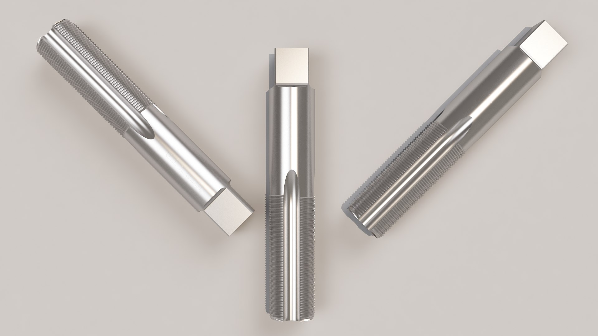 Radius Milling Tapping End 3d Model