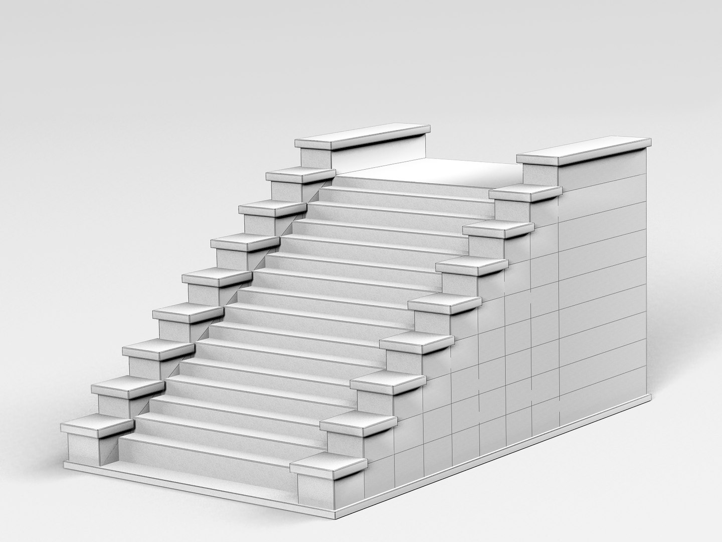 3D Stone Stairs - TurboSquid 1542465