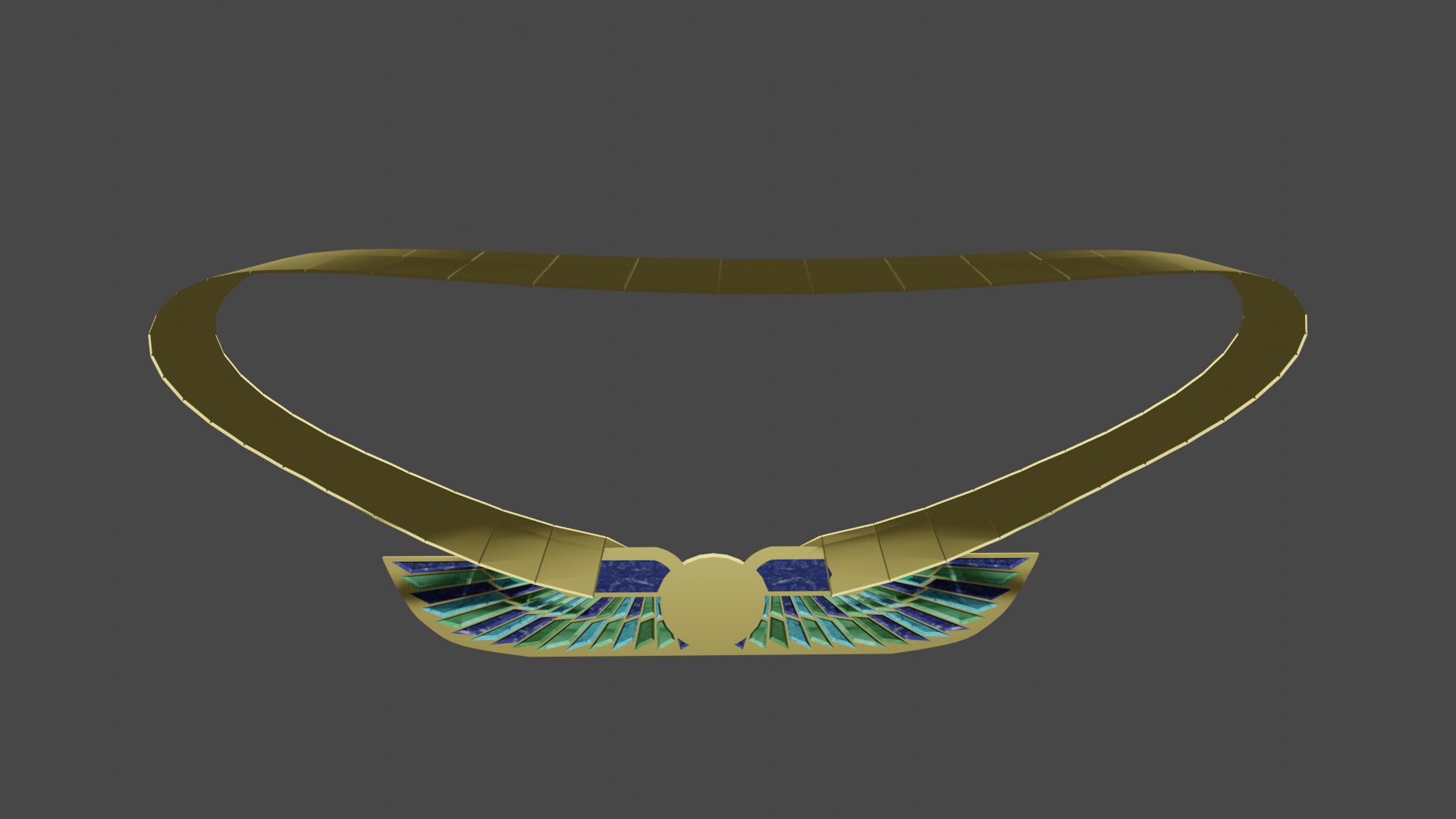 3D EGYPTIAN NECKLACE model - TurboSquid 2016513