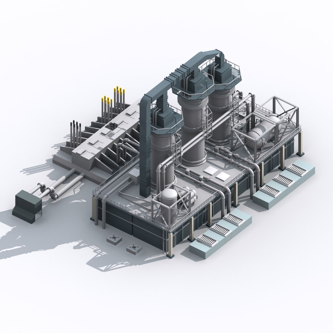 Refinery Unit 2 3d 3ds