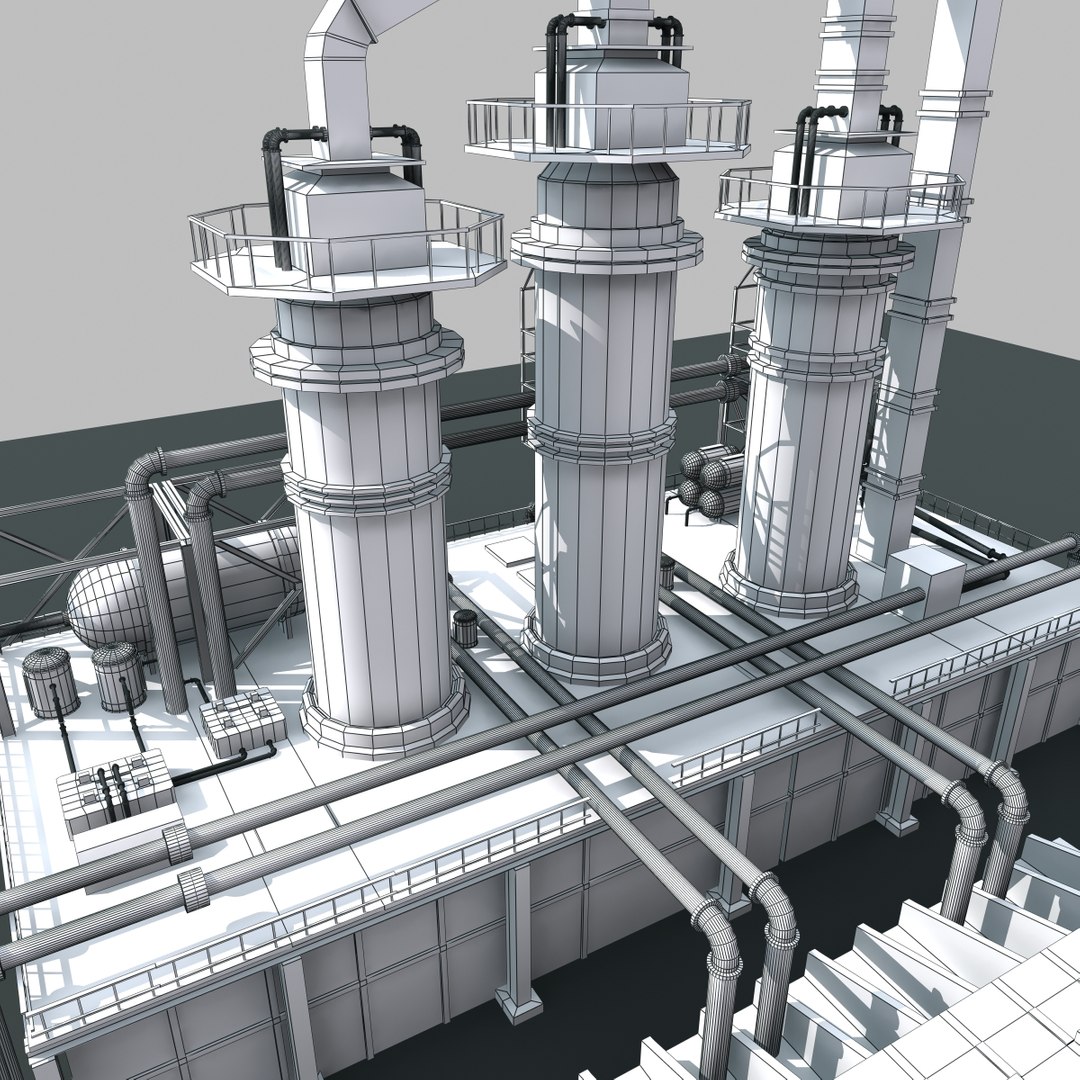 Refinery Unit 2 3d 3ds