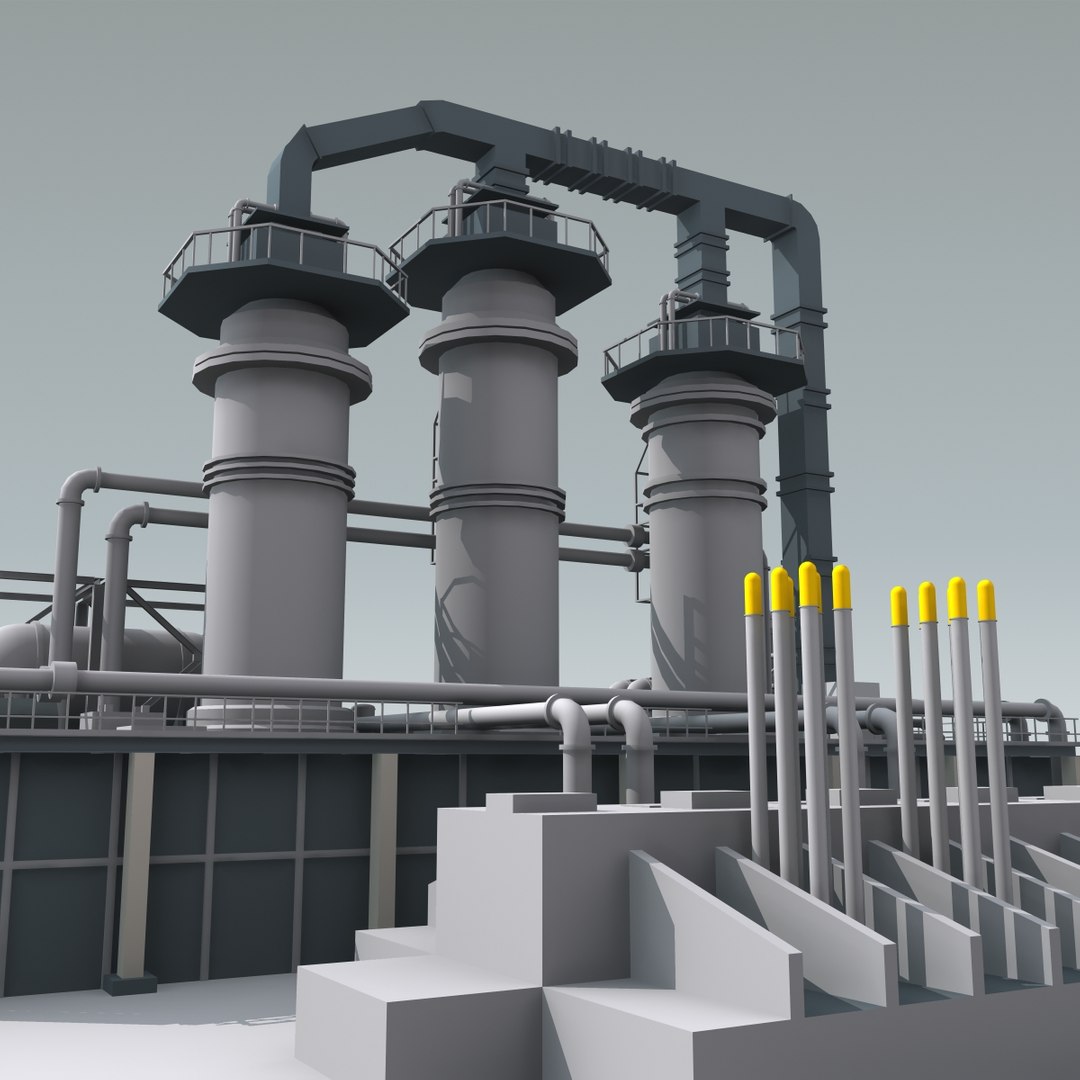 Refinery Unit 2 3d 3ds