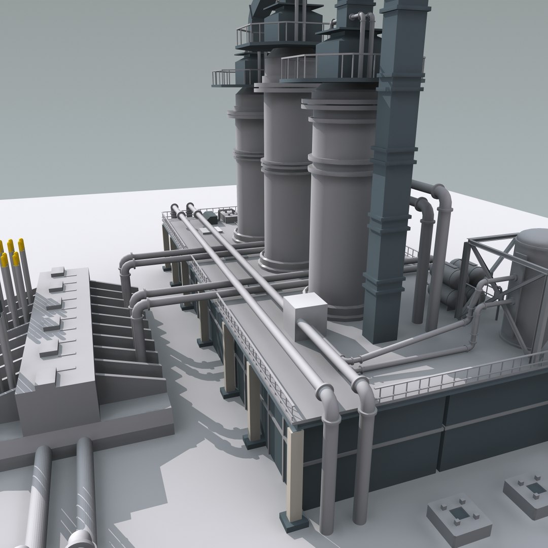 Refinery Unit 2 3d 3ds