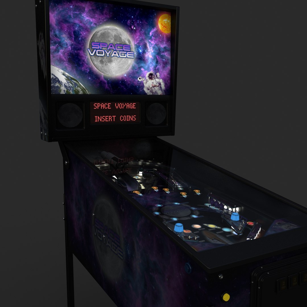 Pinball Machine 3d Max