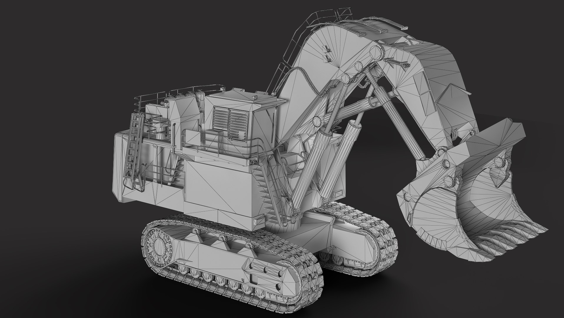 3D Liebherr R996 Excavator - TurboSquid 2139999