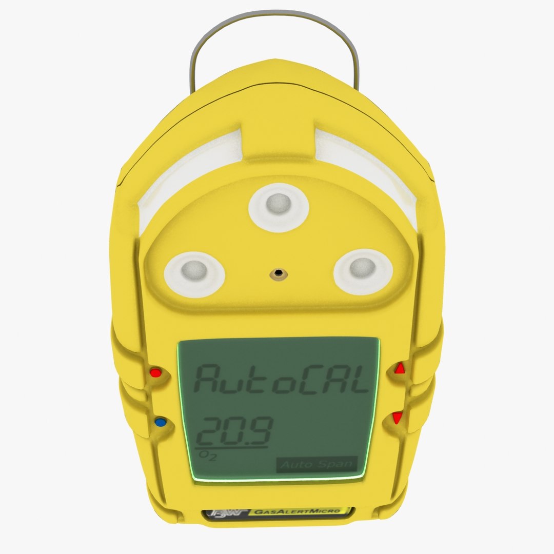3d Gas Detector Model