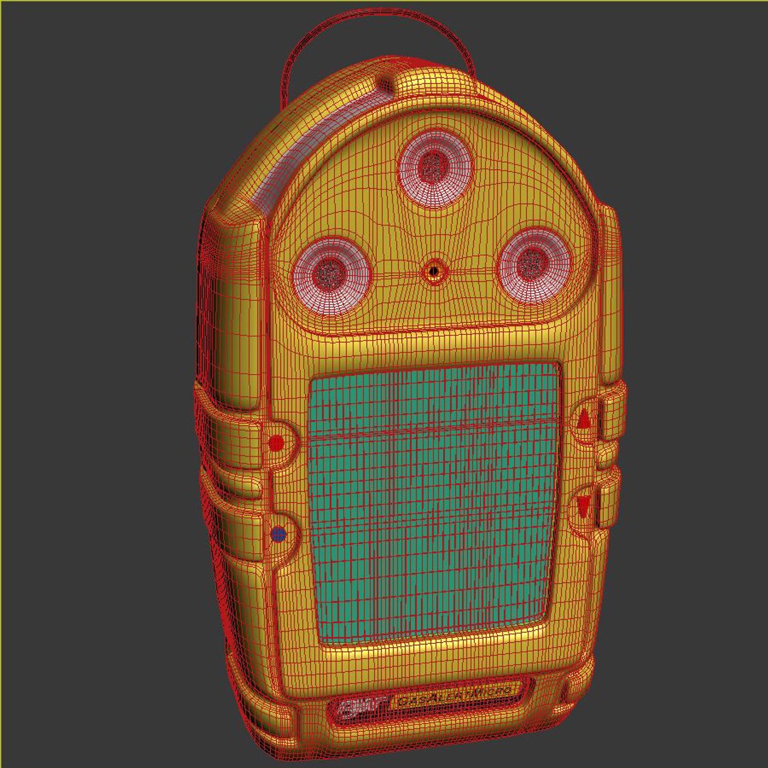 3d Gas Detector Model