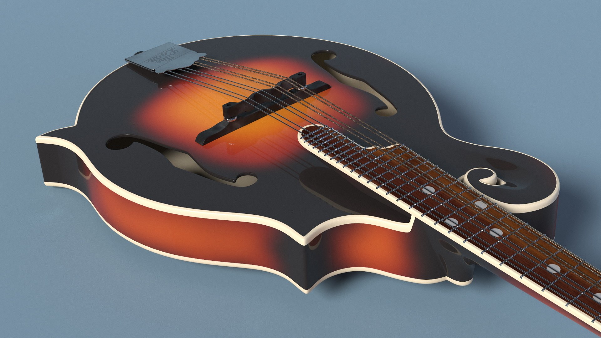 Mandolin Musical Instrument 3D - TurboSquid 2402490