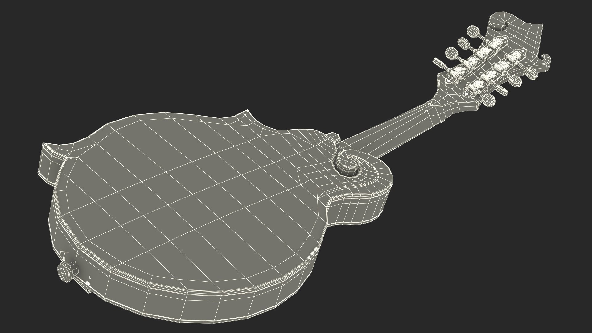 Mandolin Musical Instrument 3D - TurboSquid 2402490