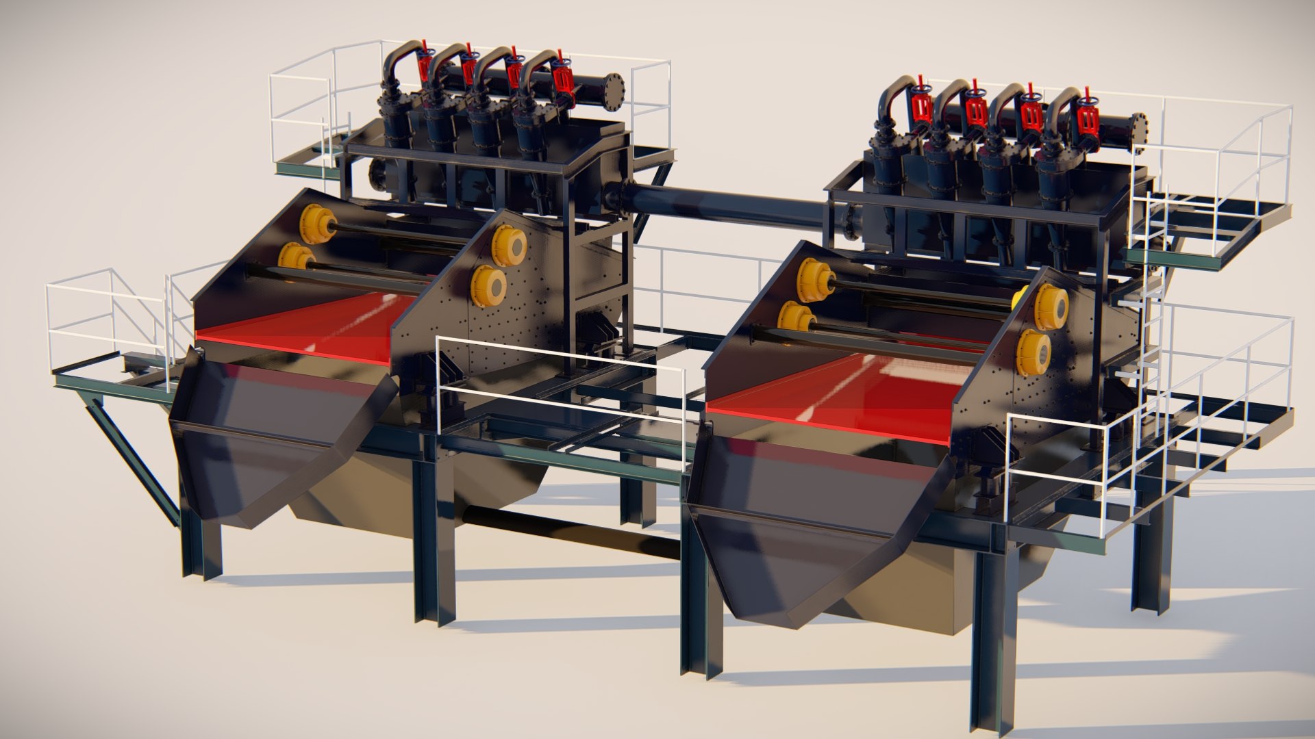 Dewatering Screen 3D - TurboSquid 2060885