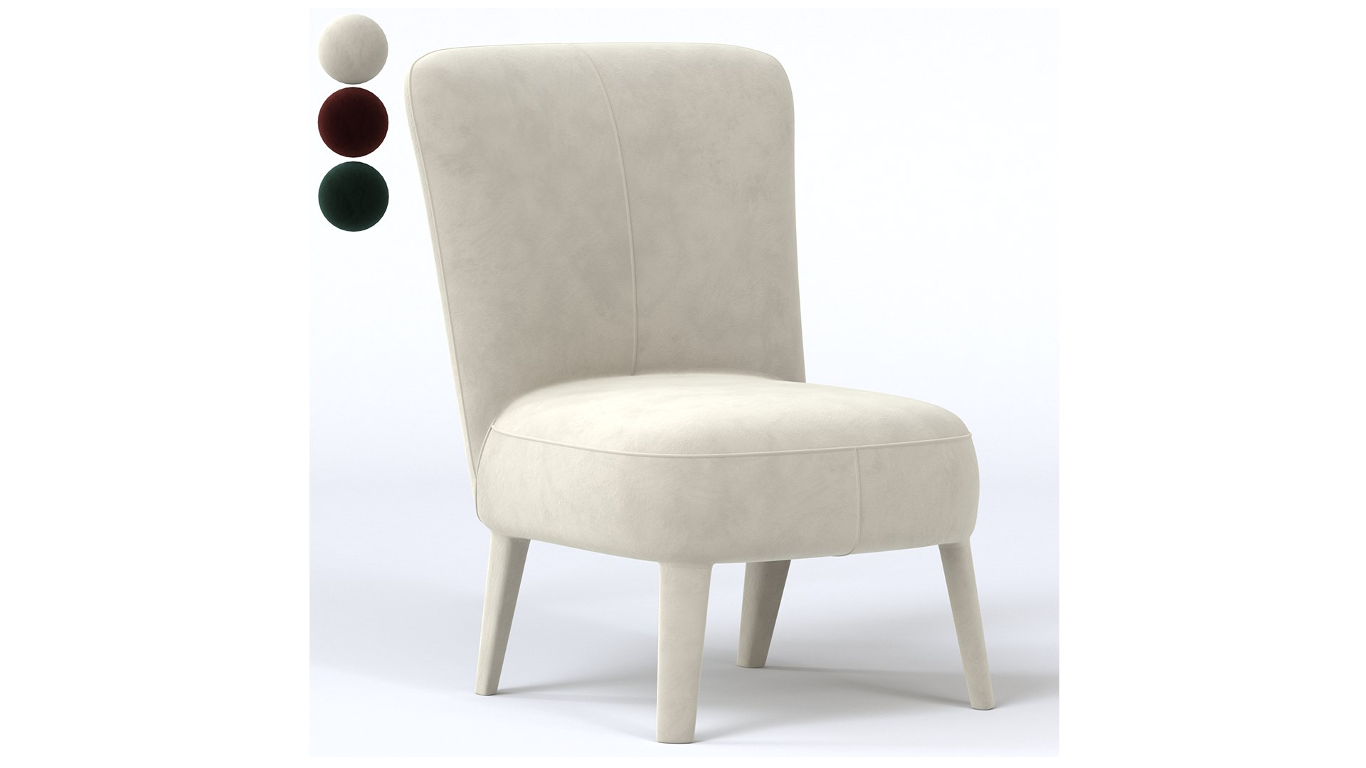 Maxalto Febo Armchair 3D Model - TurboSquid 2343205