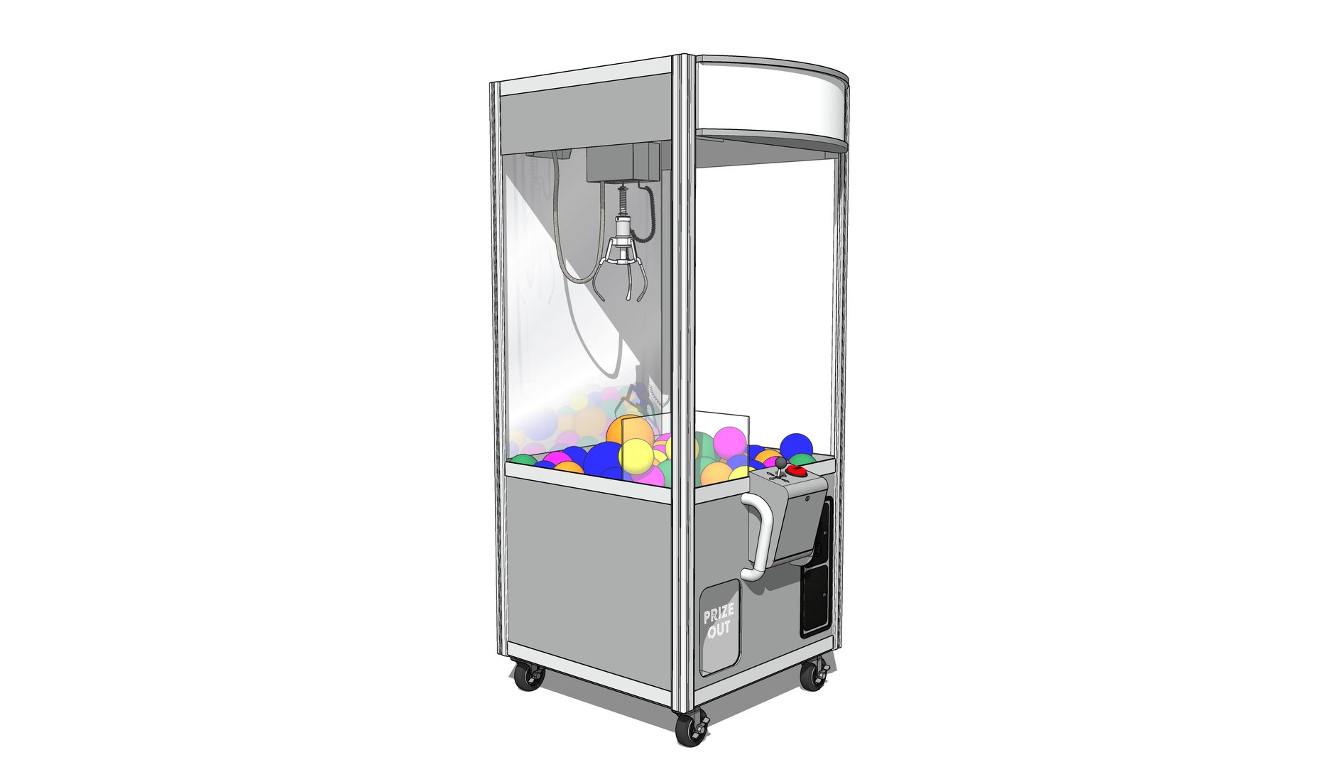 3D Claw Machine Crane Game - TurboSquid 2118868