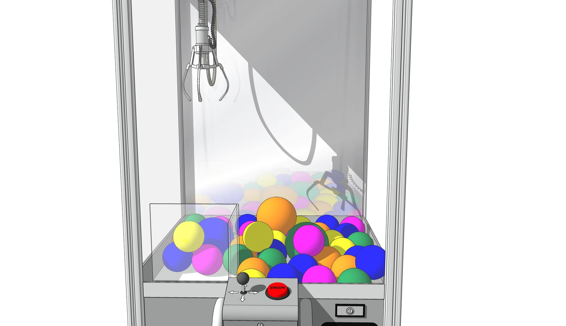 3D Claw Machine Crane Game - TurboSquid 2118868