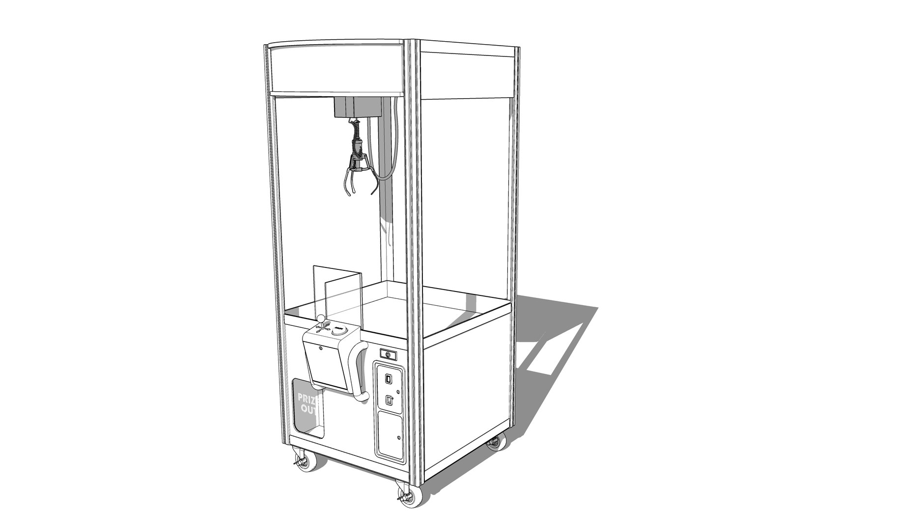 3D Claw Machine Crane Game - TurboSquid 2118868