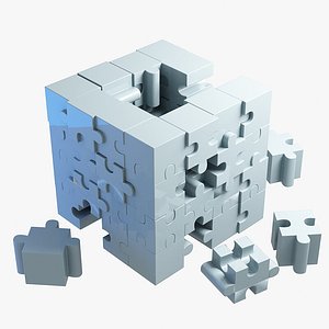 Puzzle Cube 3D Models for Download | TurboSquid