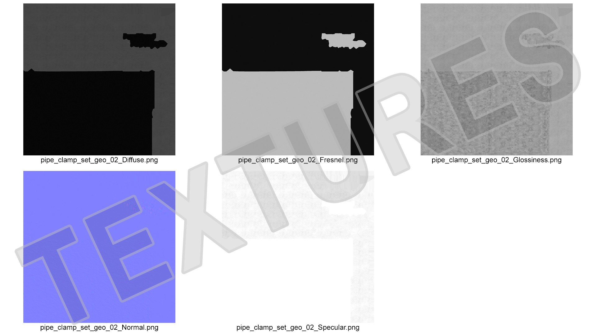 3D Stainless Steel Pipe Clamp With Insert Model - TurboSquid 1786433