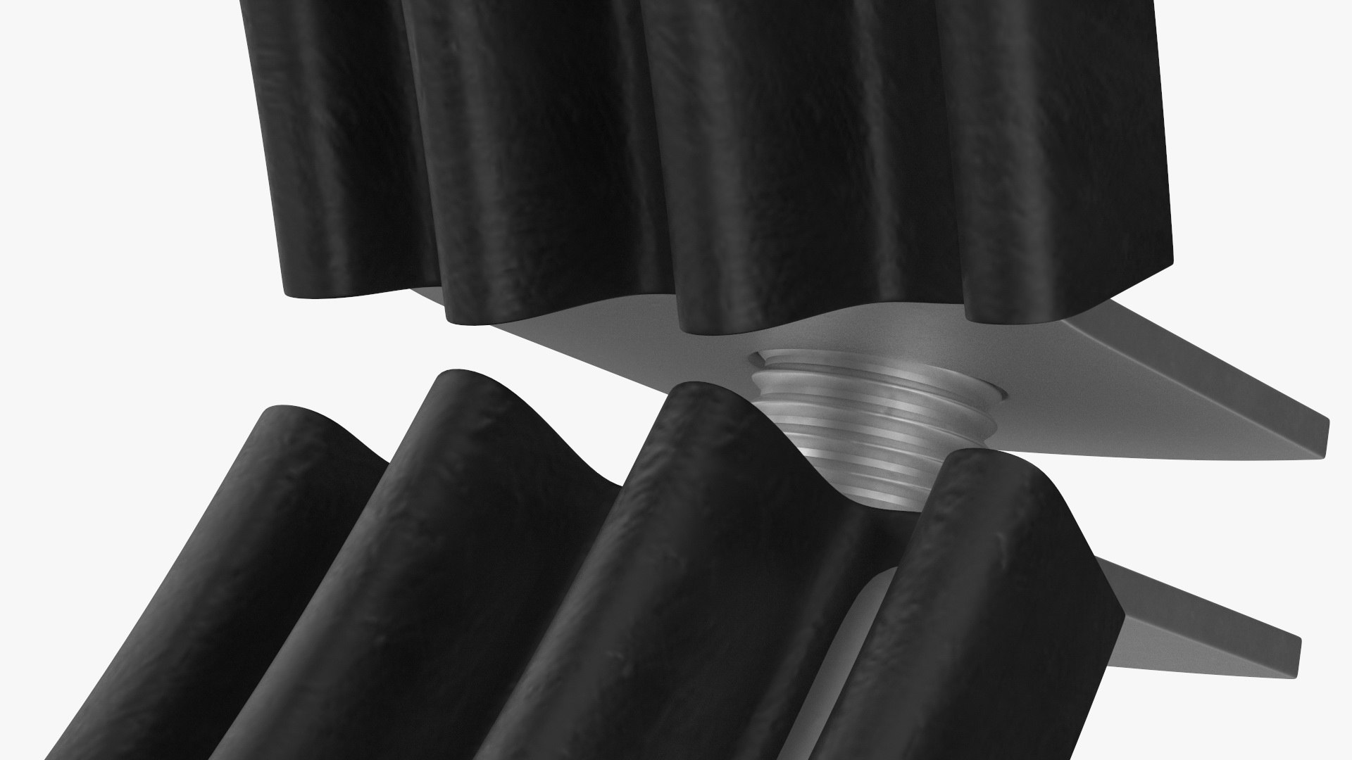 3D Stainless Steel Pipe Clamp With Insert Model - TurboSquid 1786433