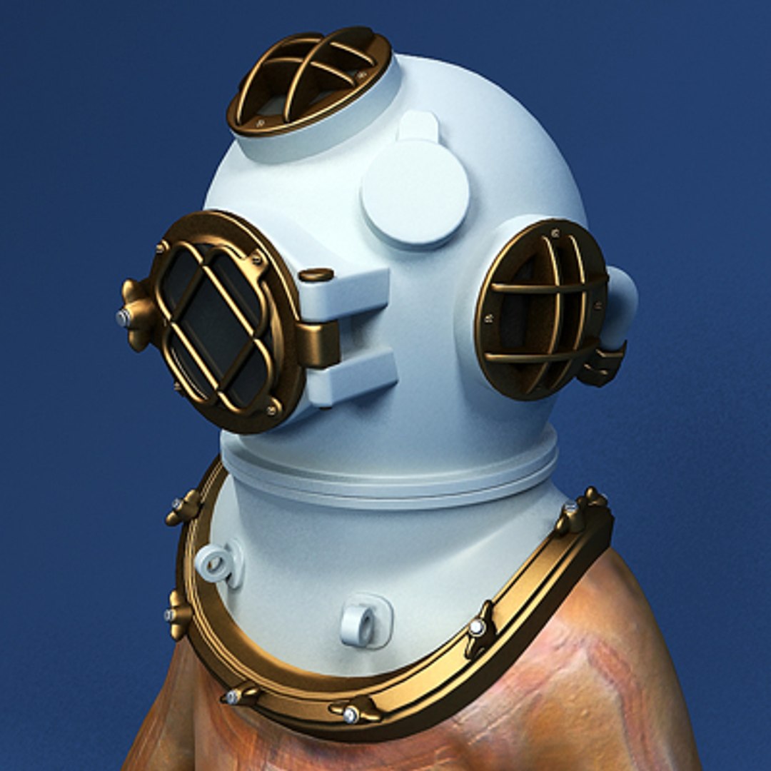 Diver Old Style 3d Model