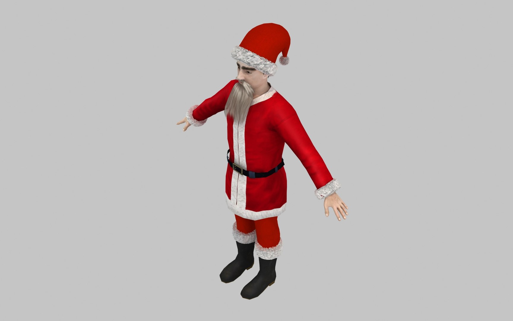 3D Santa Claus model - TurboSquid 1824182