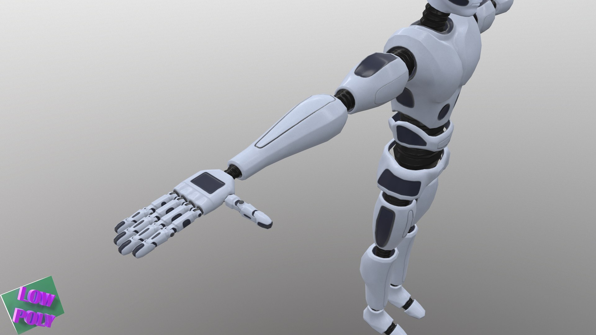 3d Robot Bot Man Model