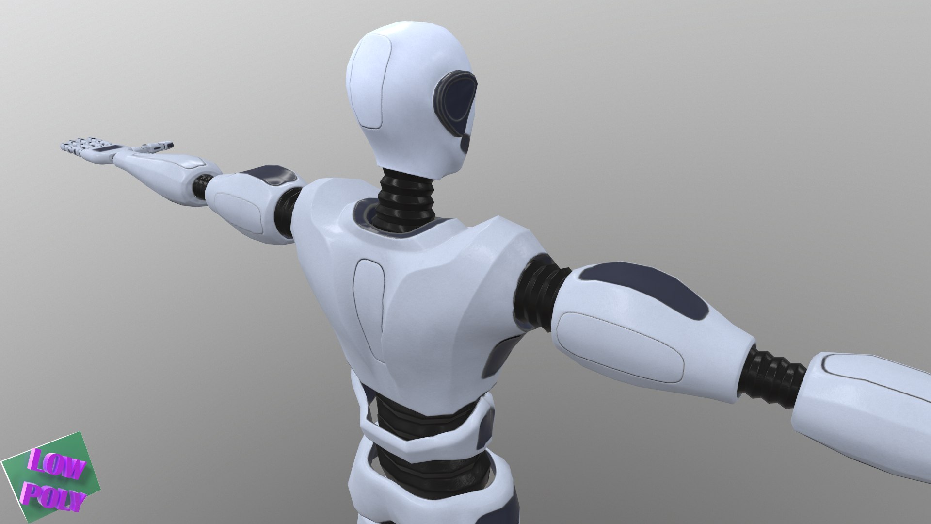 3d Robot Bot Man Model