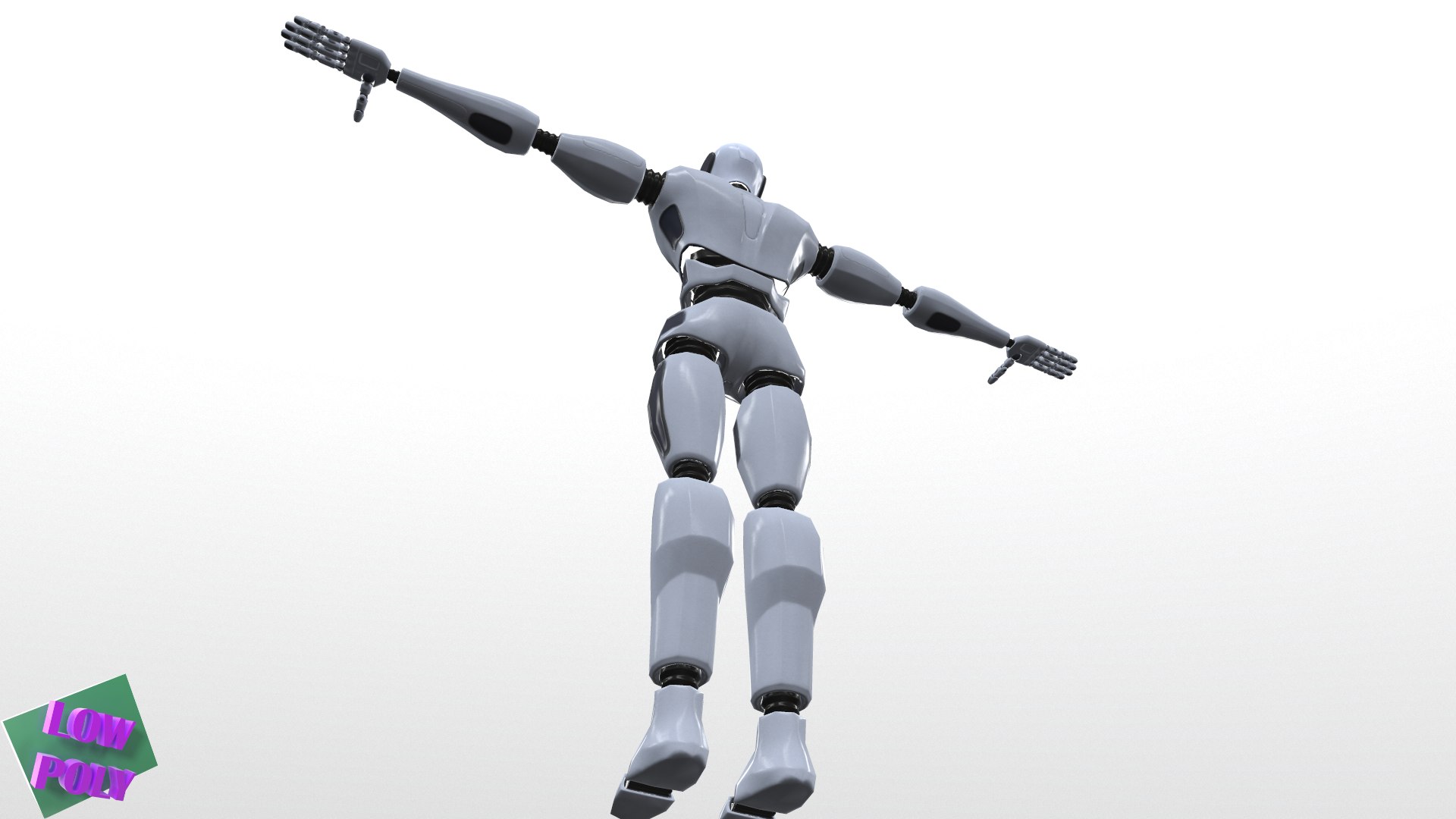 3d Robot Bot Man Model