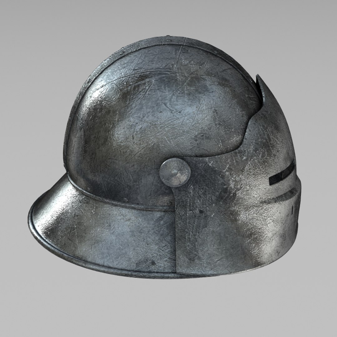 3d Model Sallet War Helmet