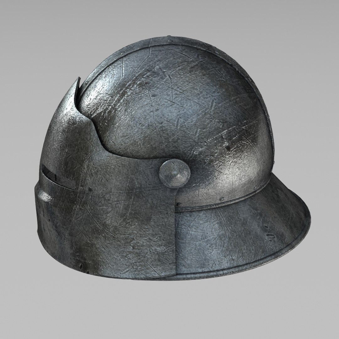 3d Model Sallet War Helmet