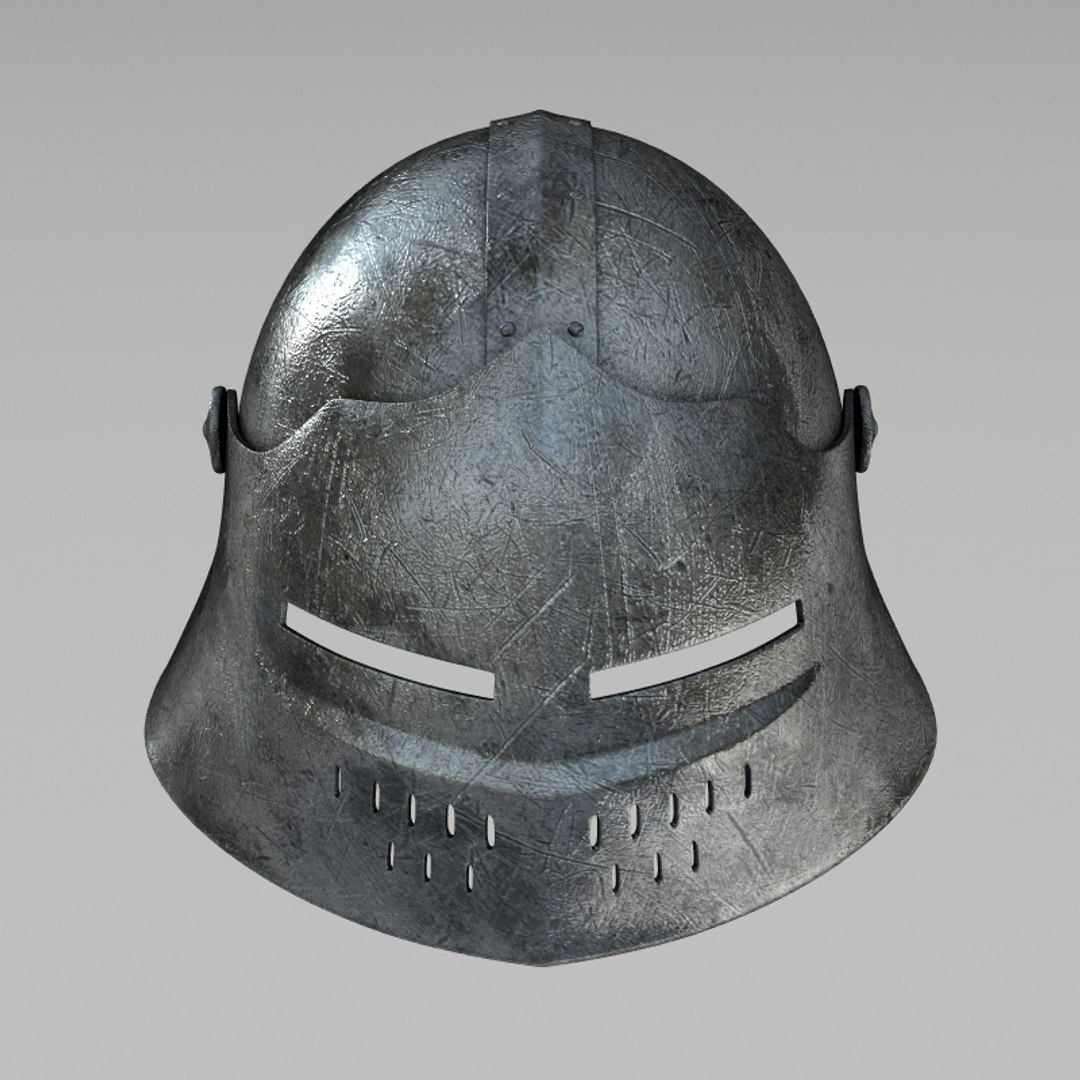 3d Model Sallet War Helmet