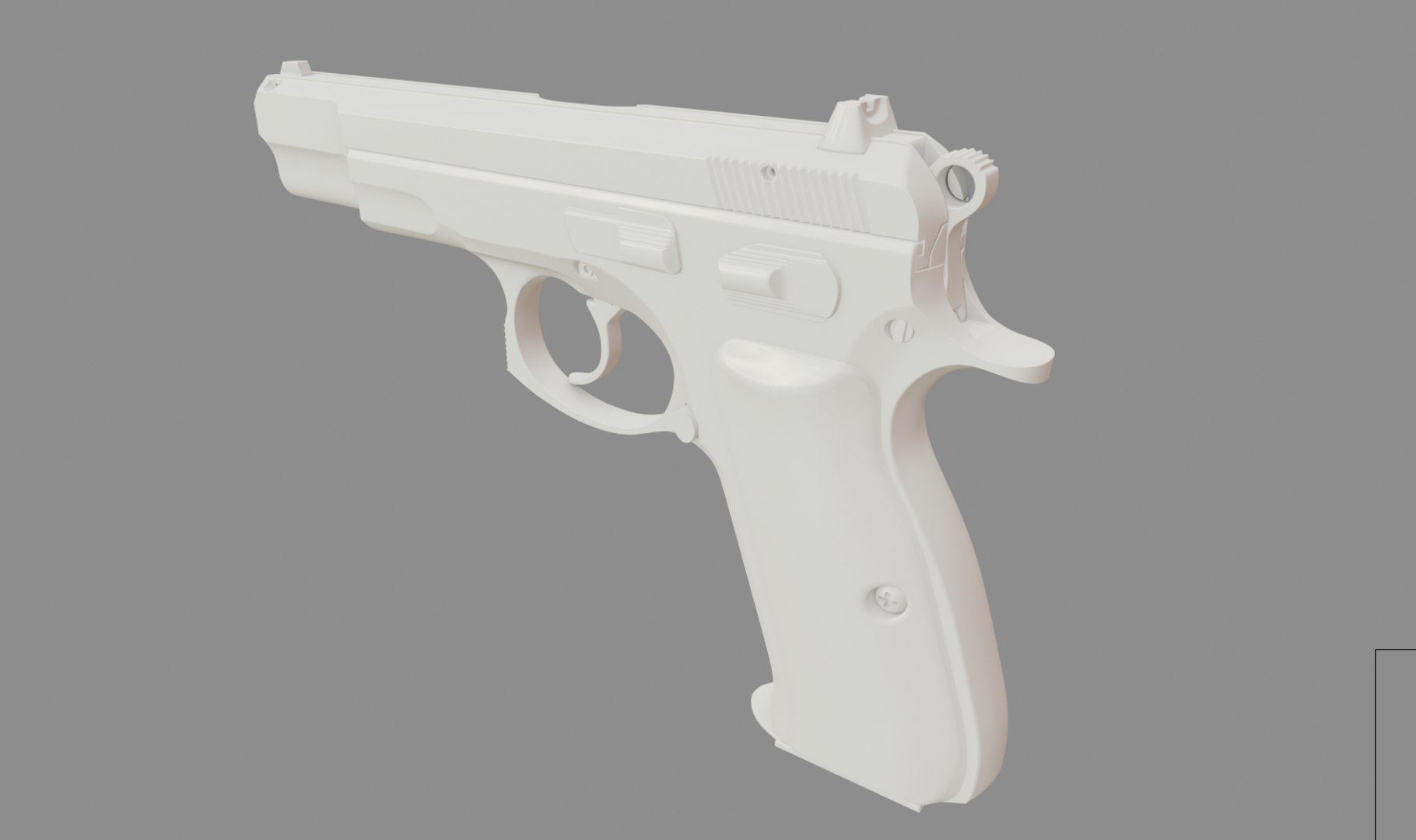 Weapon Gun Pistol 3D Model - TurboSquid 1375804