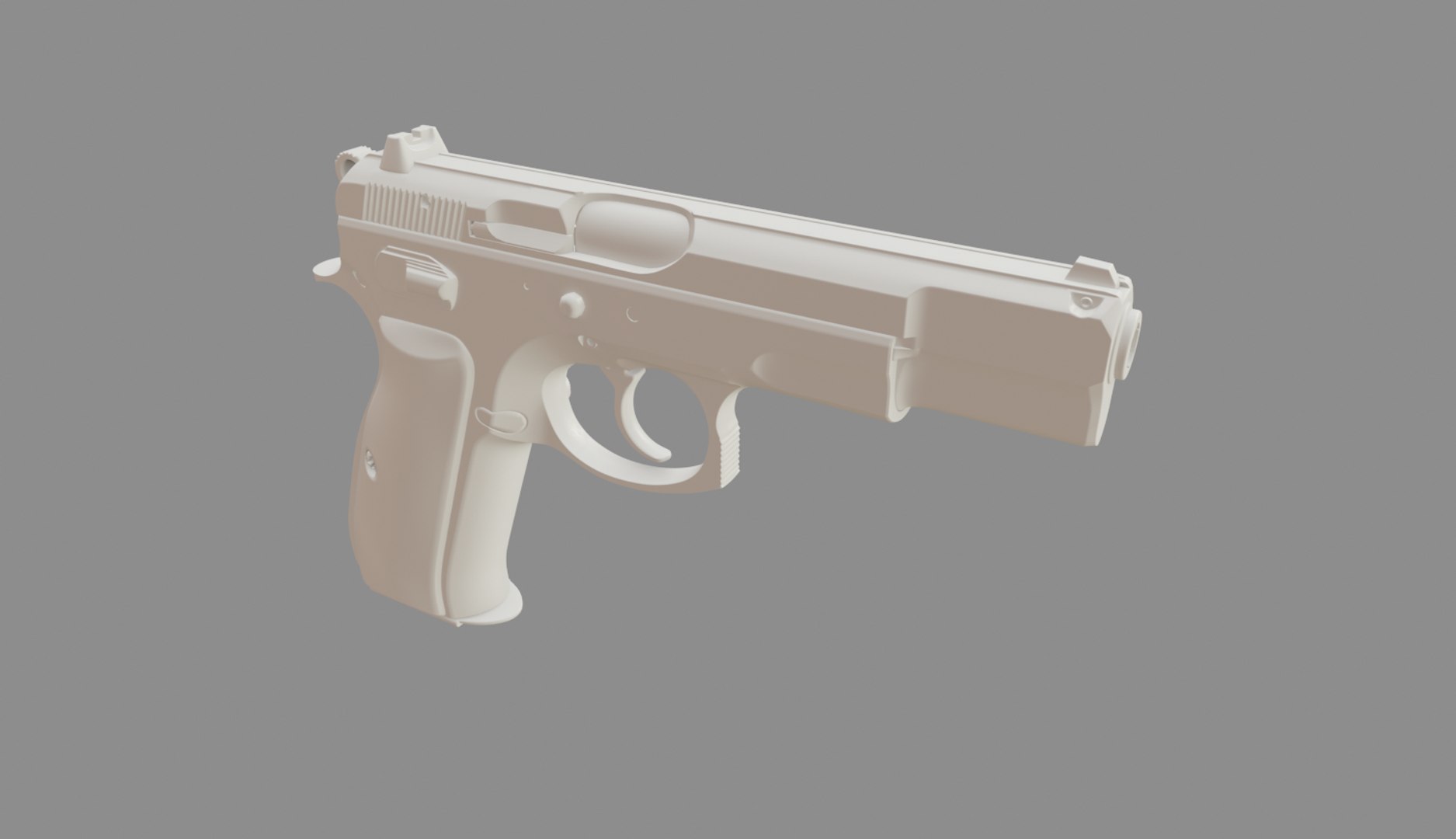 Weapon Gun Pistol 3D Model - TurboSquid 1375804