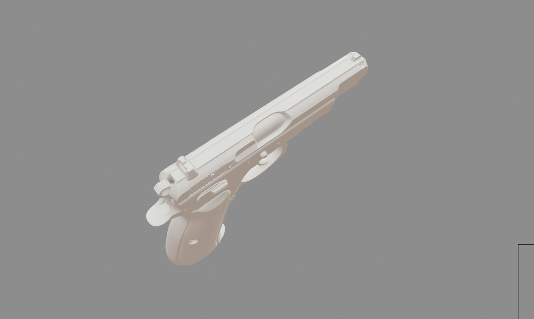 Weapon Gun Pistol 3D Model - TurboSquid 1375804