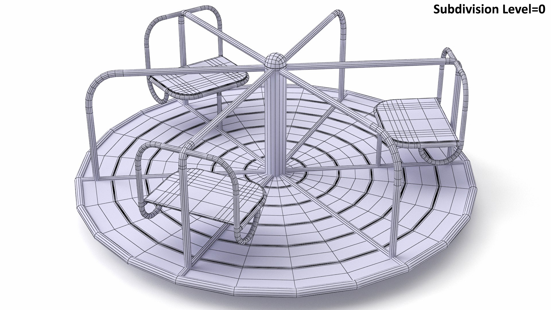 Merry Go Round 01 Model - TurboSquid 2144707
