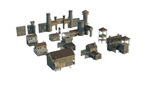 Free Blender Town Models | TurboSquid