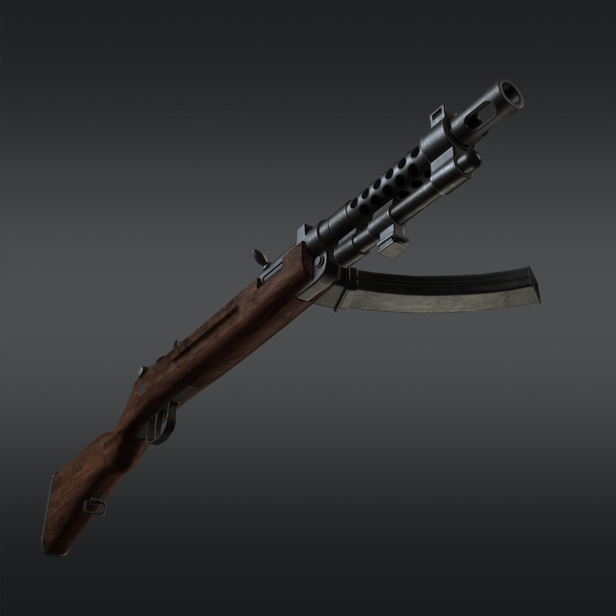 3d model 100 polys