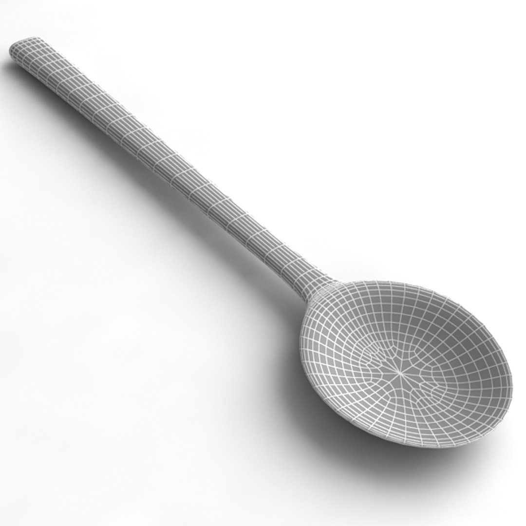 teaspoon spoon tea 3d x