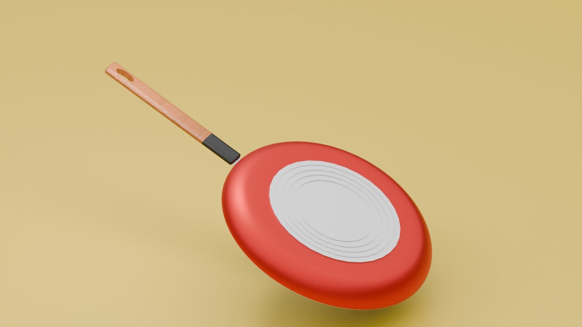 RED COLOR PAN 3D Model - TurboSquid 2159286