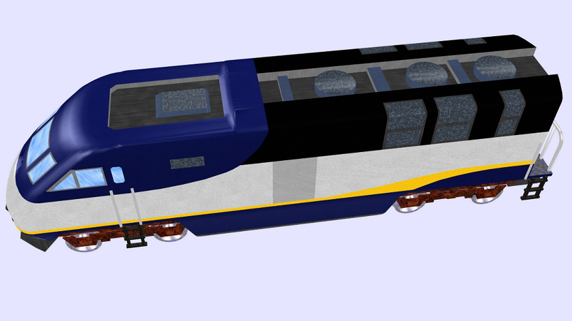 3D F59phi Diesel Locomotive Model - TurboSquid 1707681
