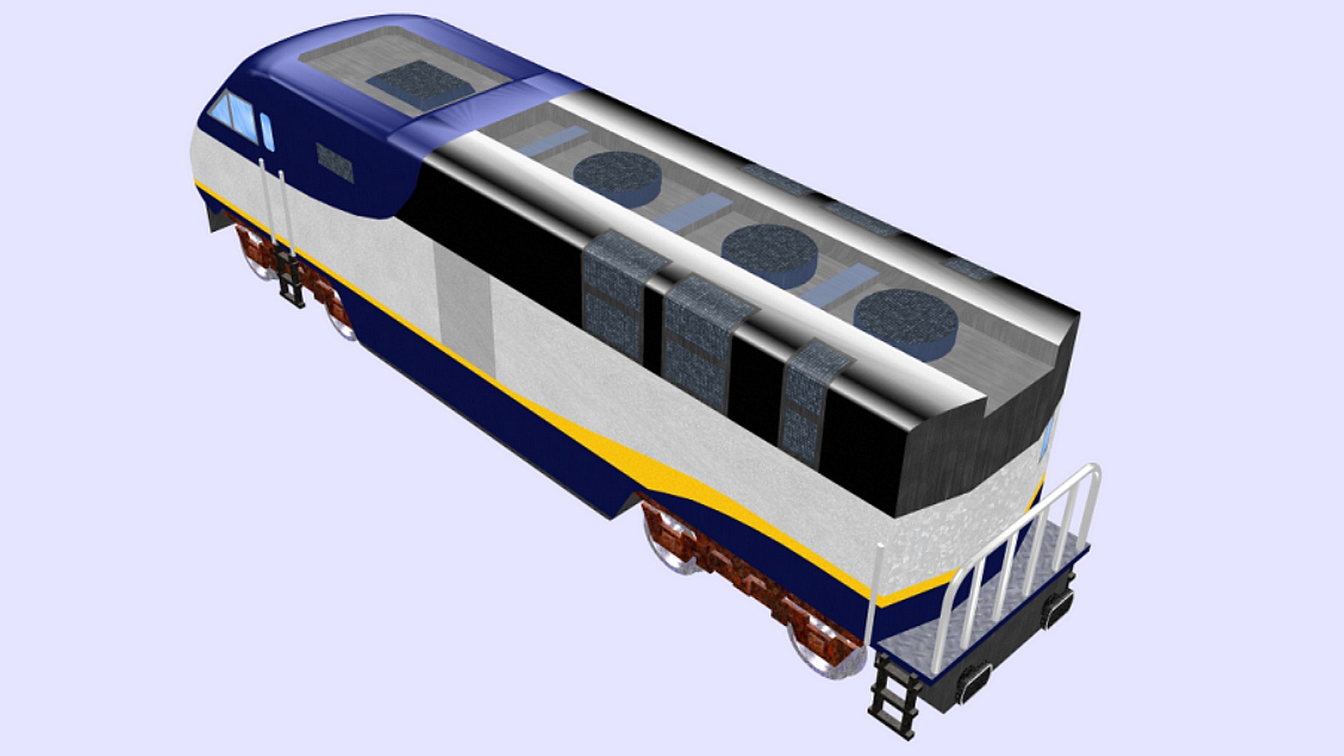 3D F59phi Diesel Locomotive Model - TurboSquid 1707681
