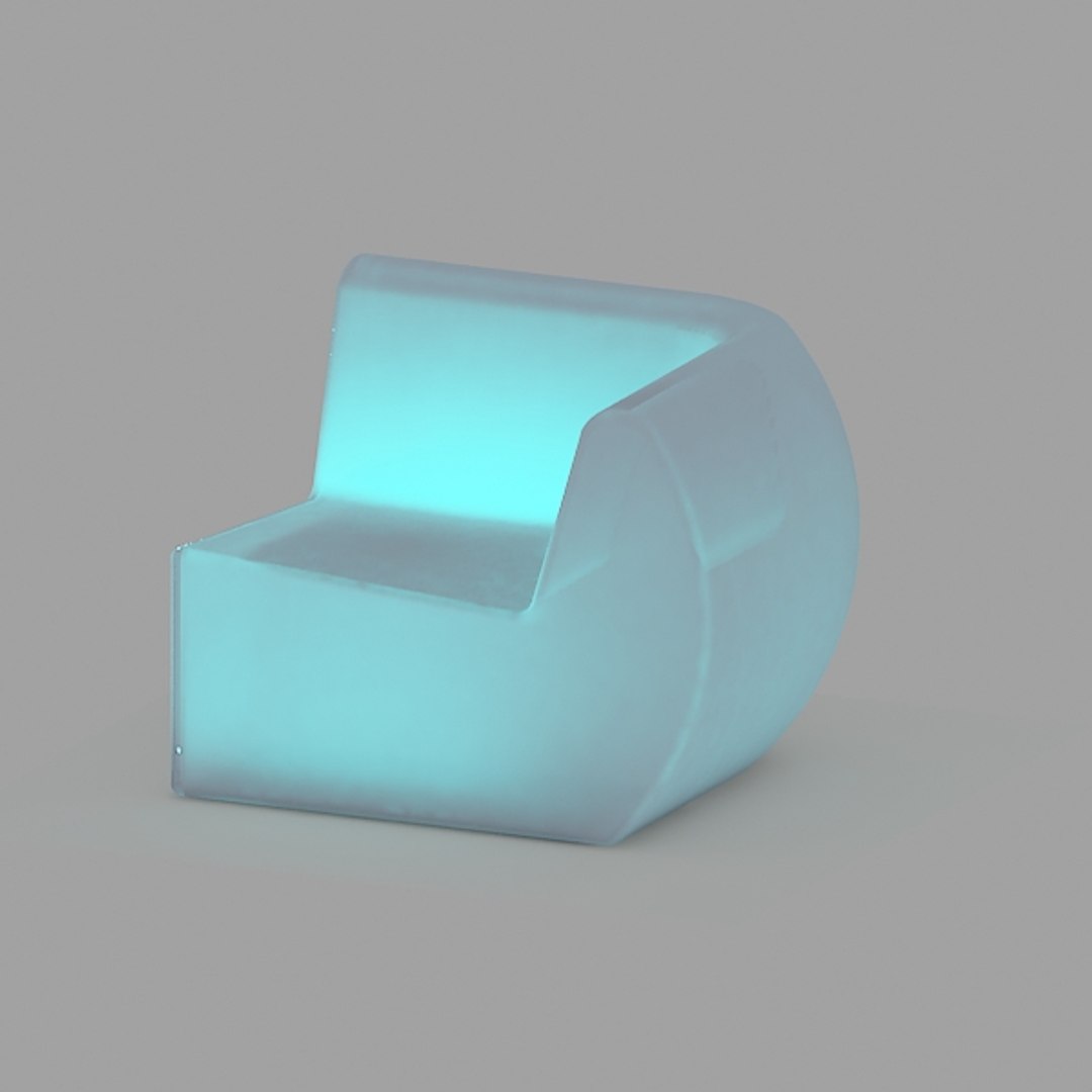 Led Chair 3d Model