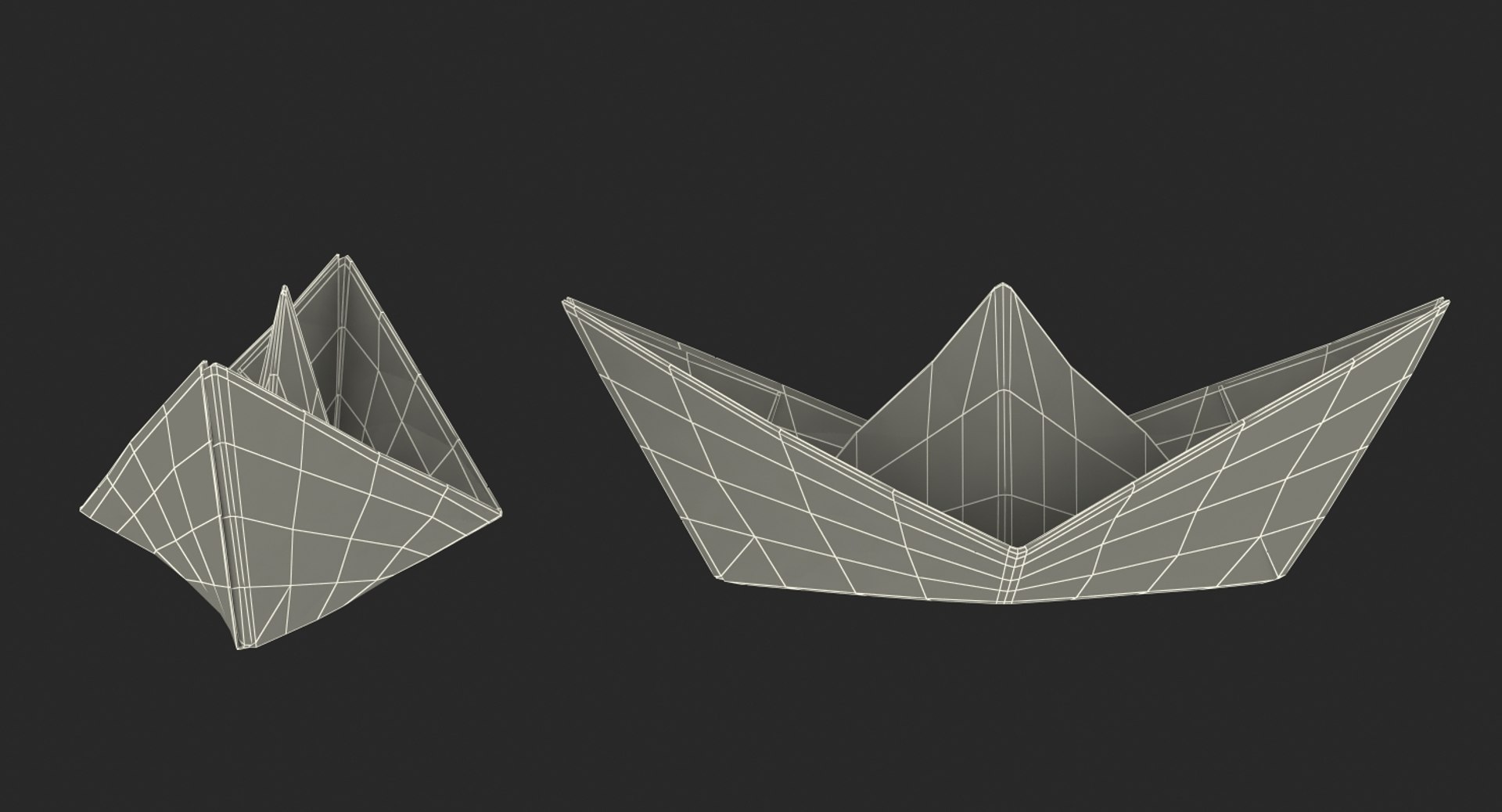 Paper Boat 3D - TurboSquid 1260746