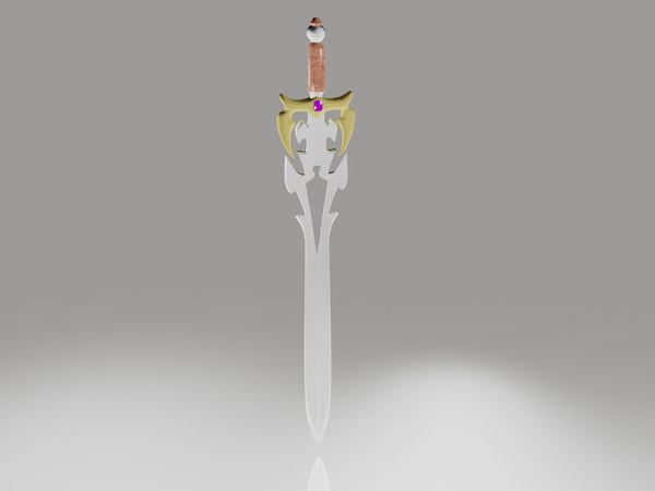 3d model fantasy sword