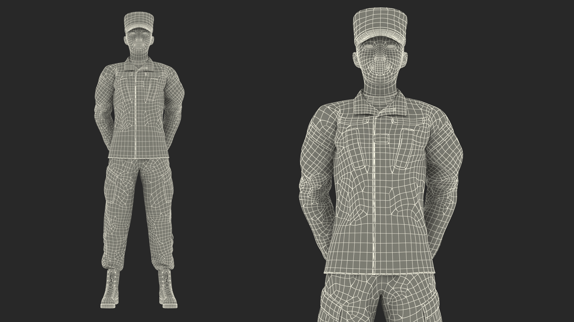 Female Soldier Military Acu 3D Model - TurboSquid 1687881